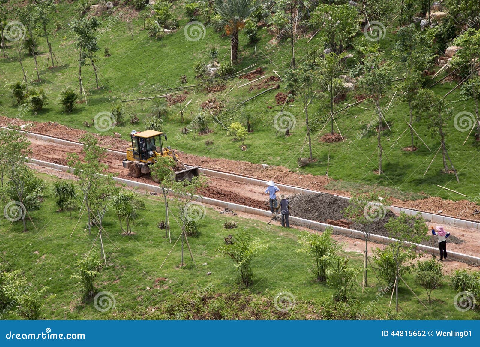 Road Constraction in Countryside Editorial Photography - Image of ...