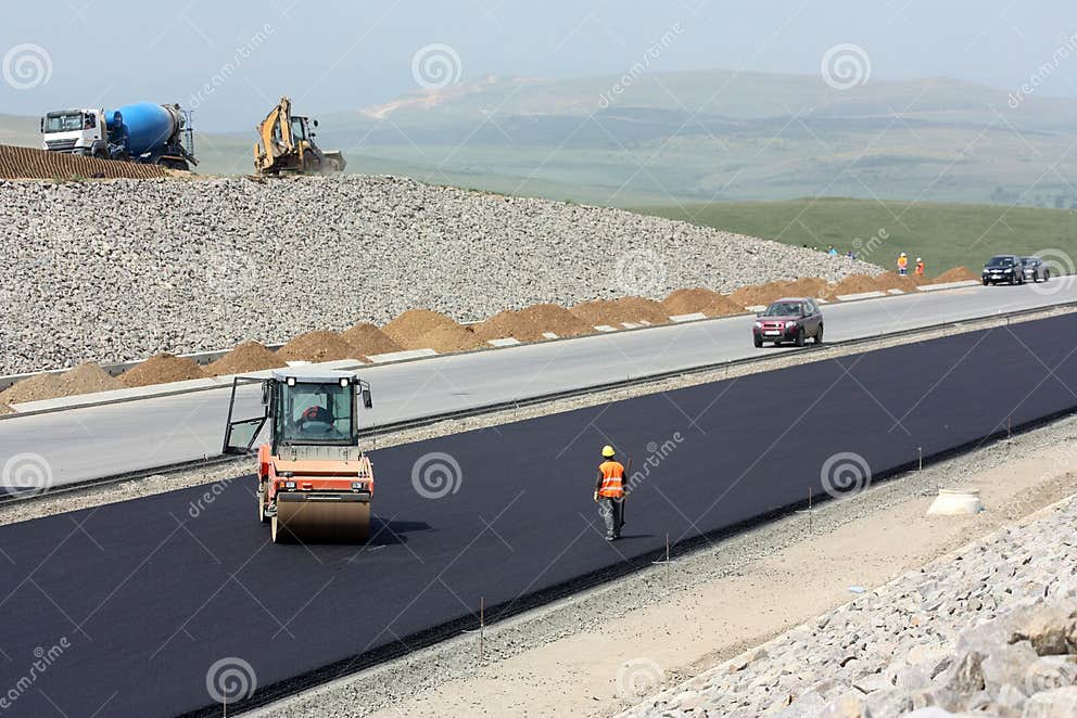 Road Construction stock photo. Image of worker, construction - 17841718