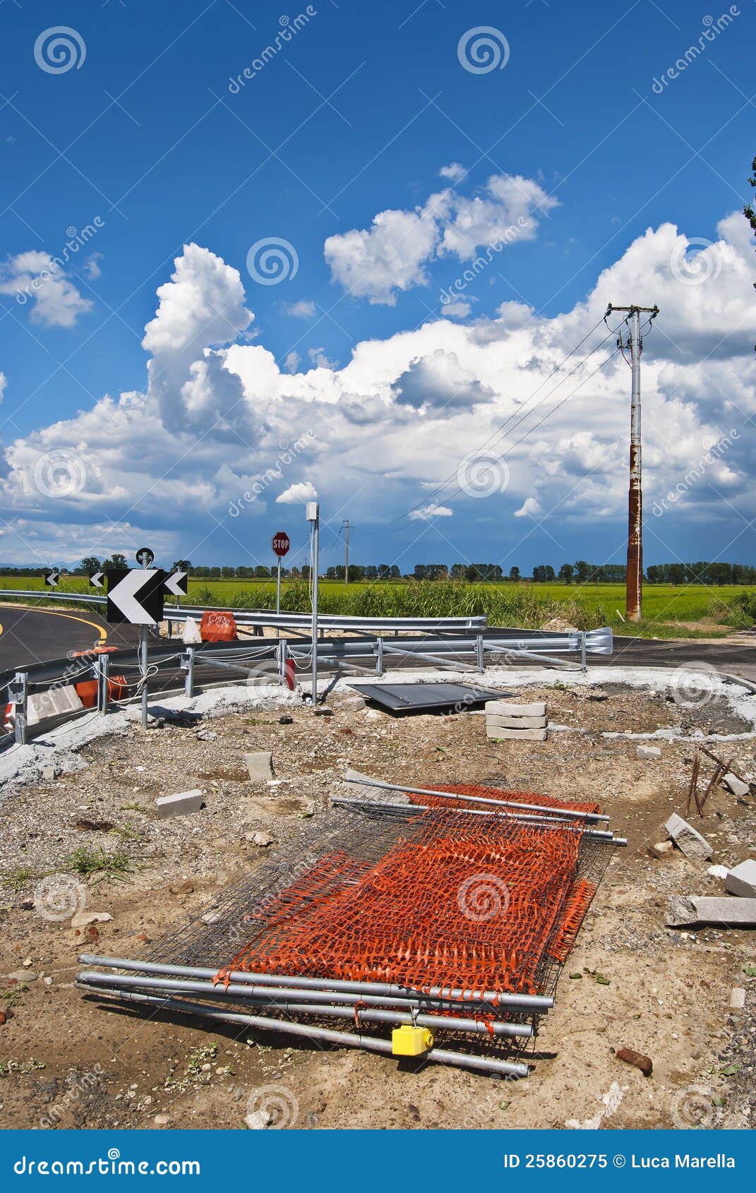 Road construction stock image. Image of construction - 25860275