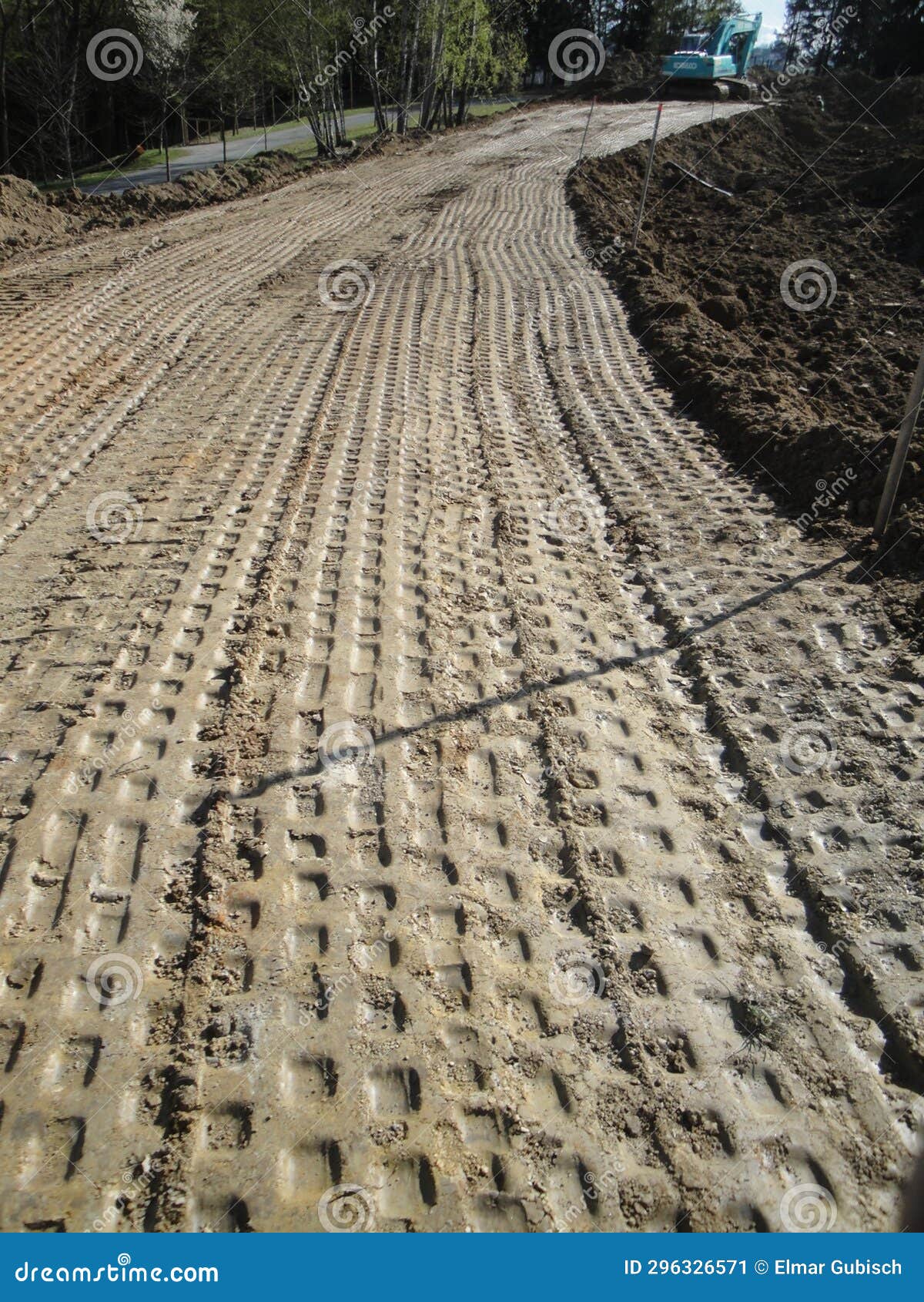 Road Construction in Civil Engineering Stock Image - Image of network ...