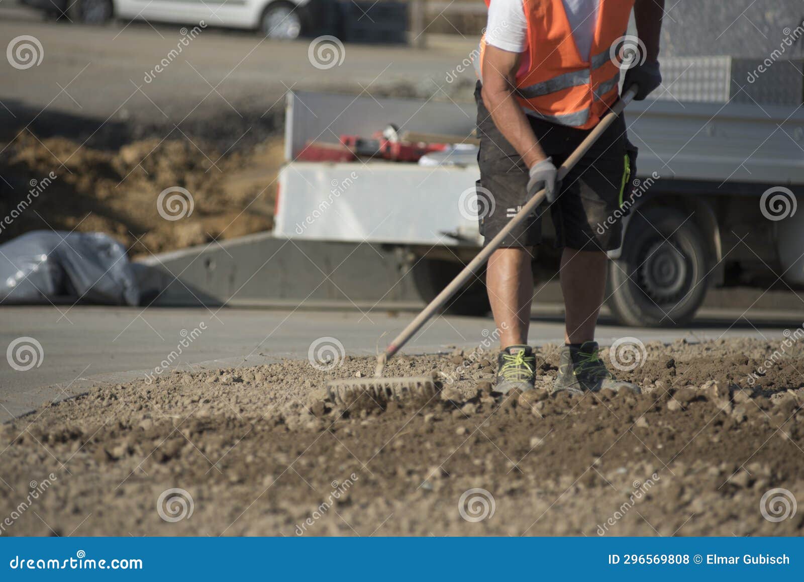 Road Construction in Civil Engineering Stock Photo - Image of ...