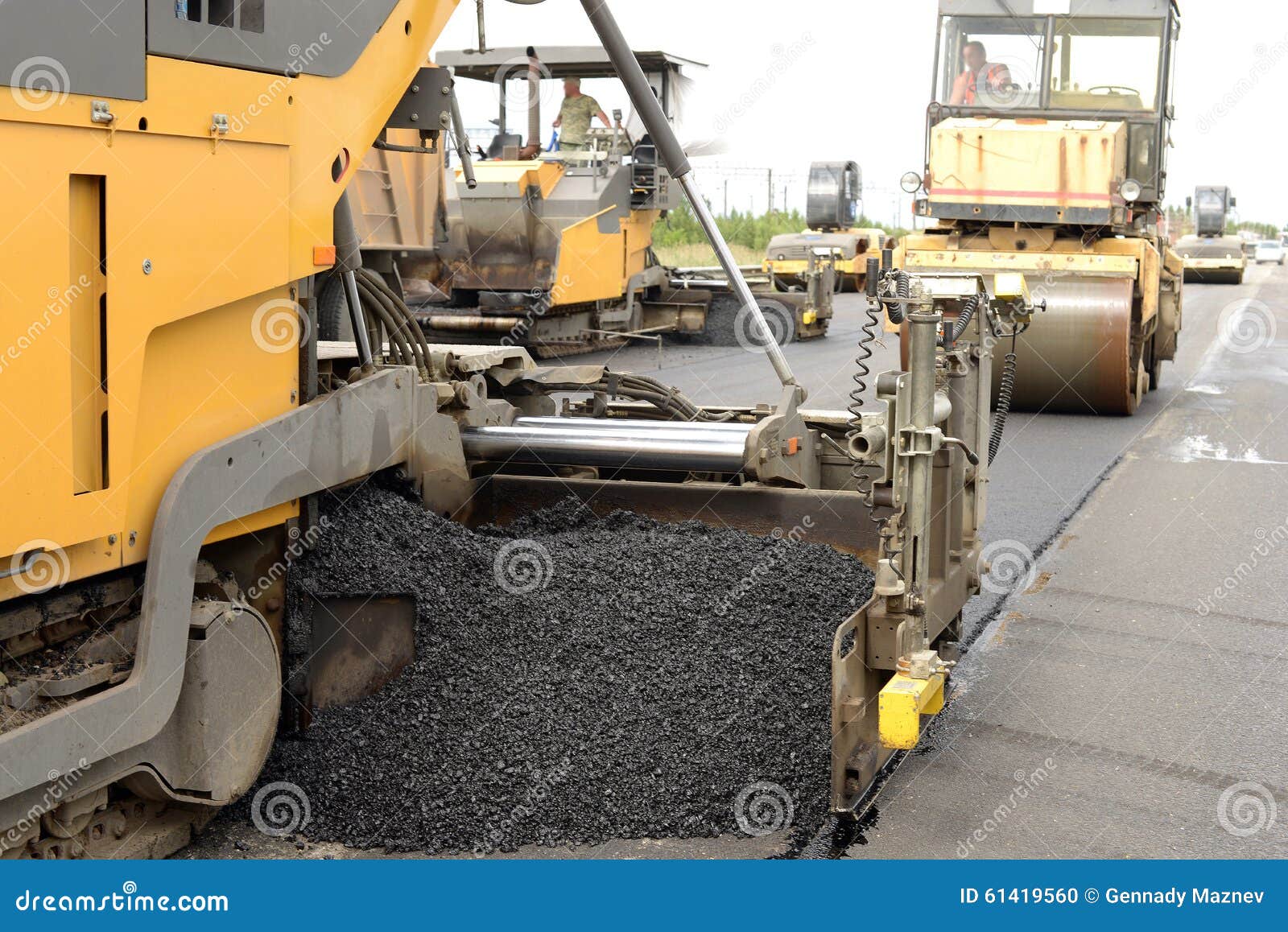 Road Construction Equipment Stock Photo - Image of pressure, city: 61419560