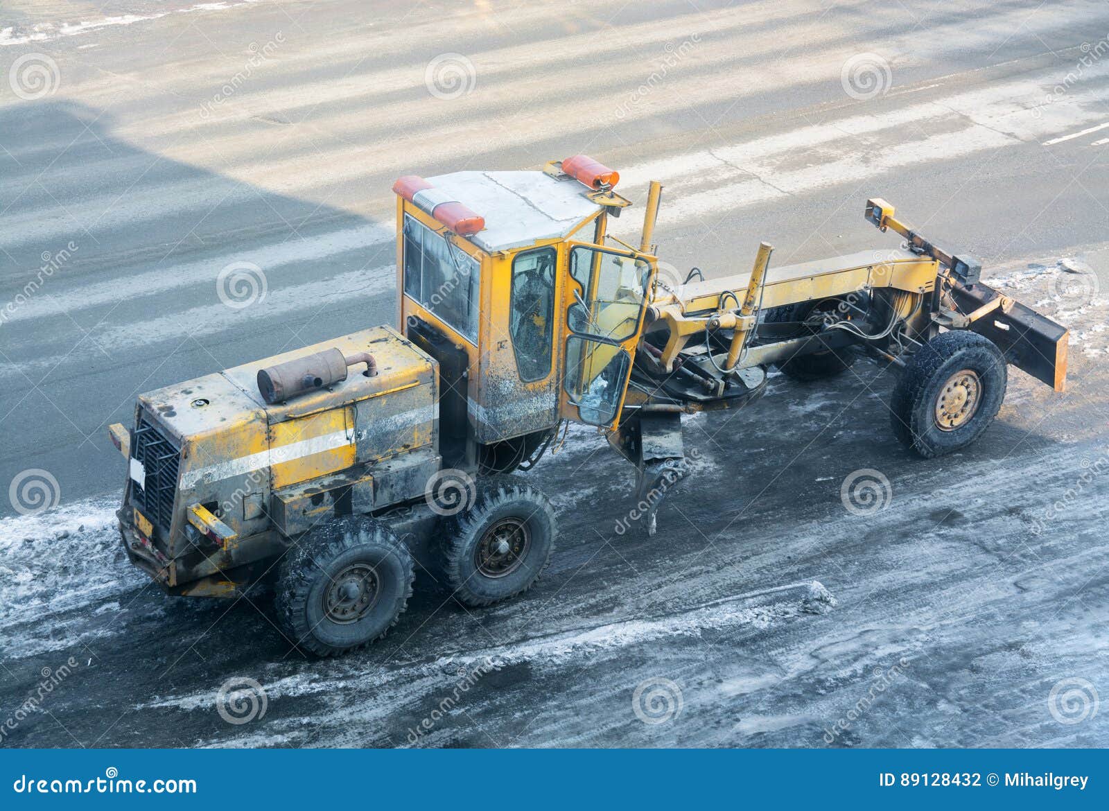 Road Construction Equipment. Stock Photo - Image of urban, grader: 89128432