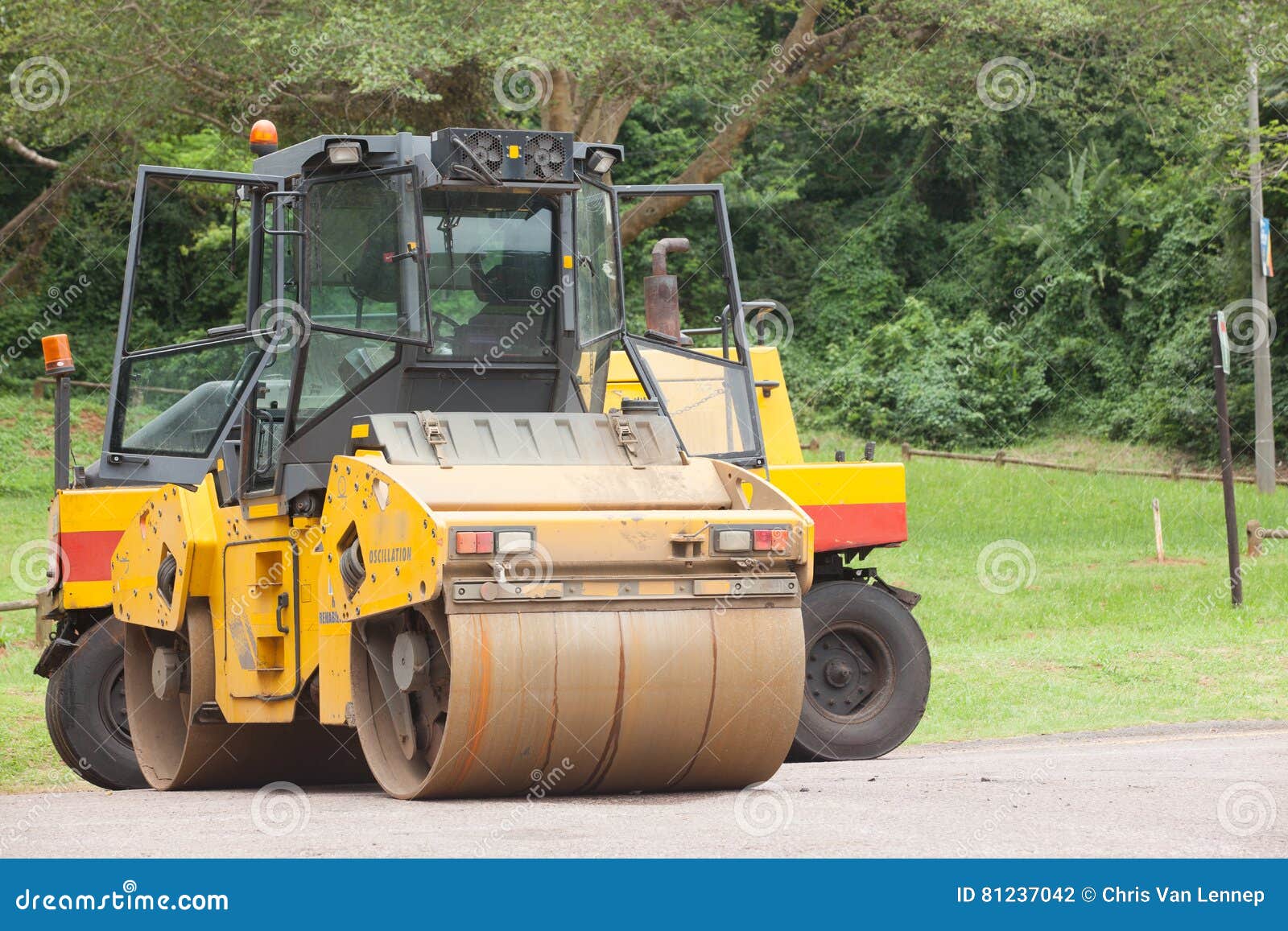 Road Construction Machines stock photo. Image of infrastructure - 81237042
