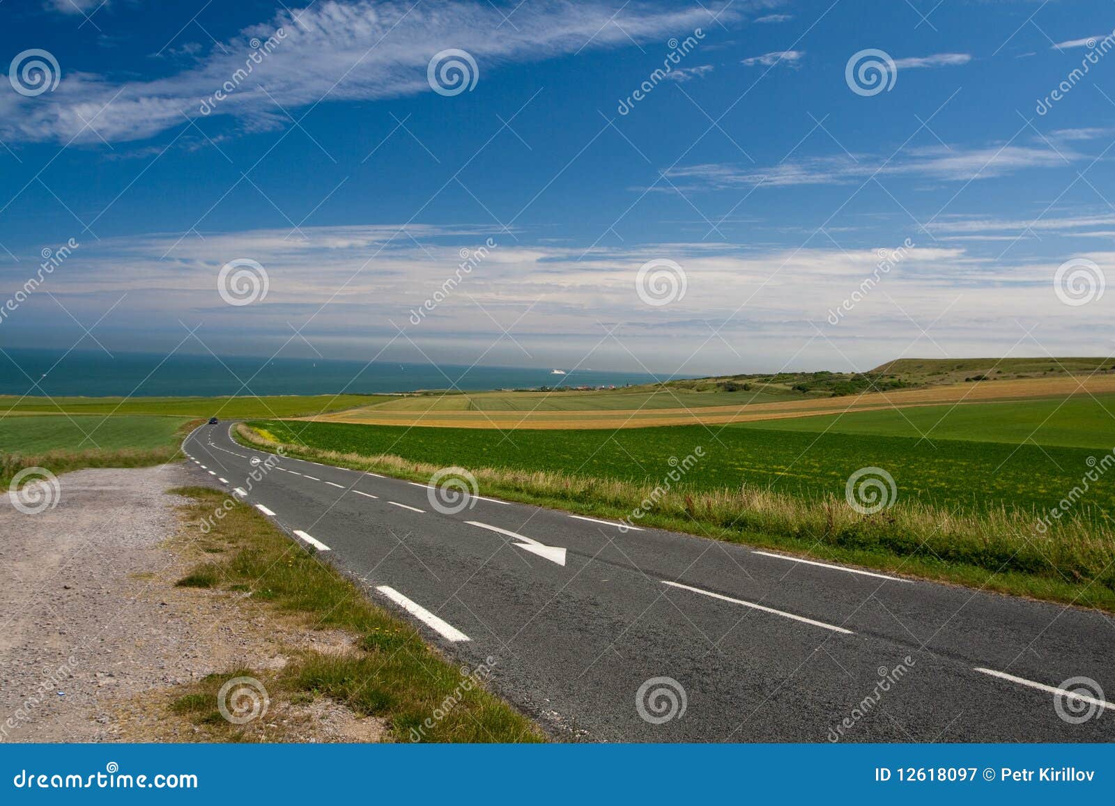 Road in countryside stock image. Image of europe, outdoors - 12618097
