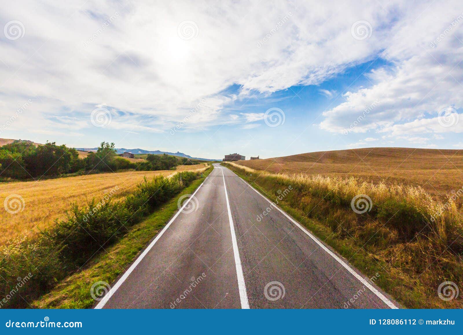 Road in the Countryside in Tuscany, Italy Stock Photo - Image of scene ...