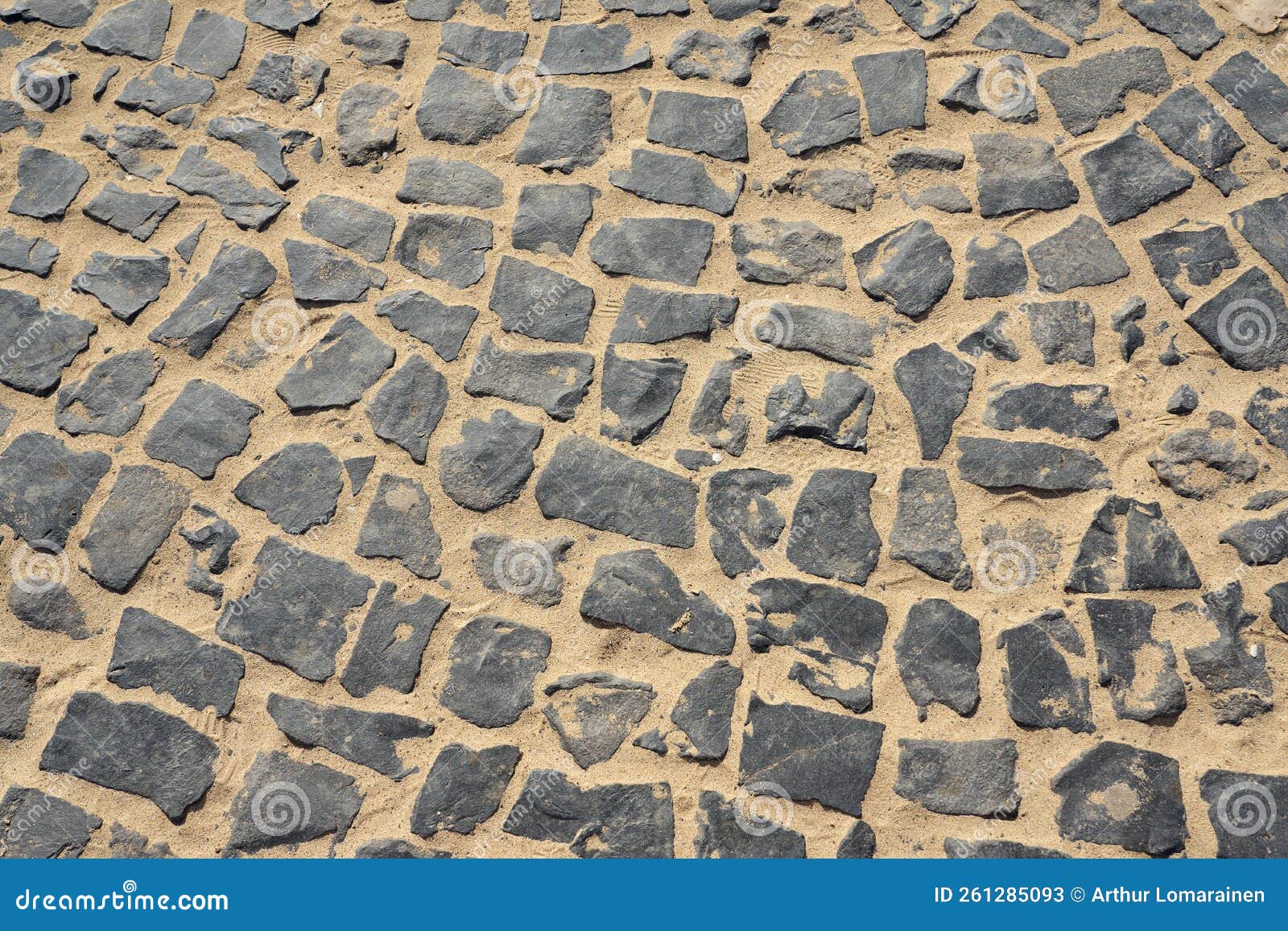 A Road Covered with Granite Tiles As a Background. Stock Image - Image ...