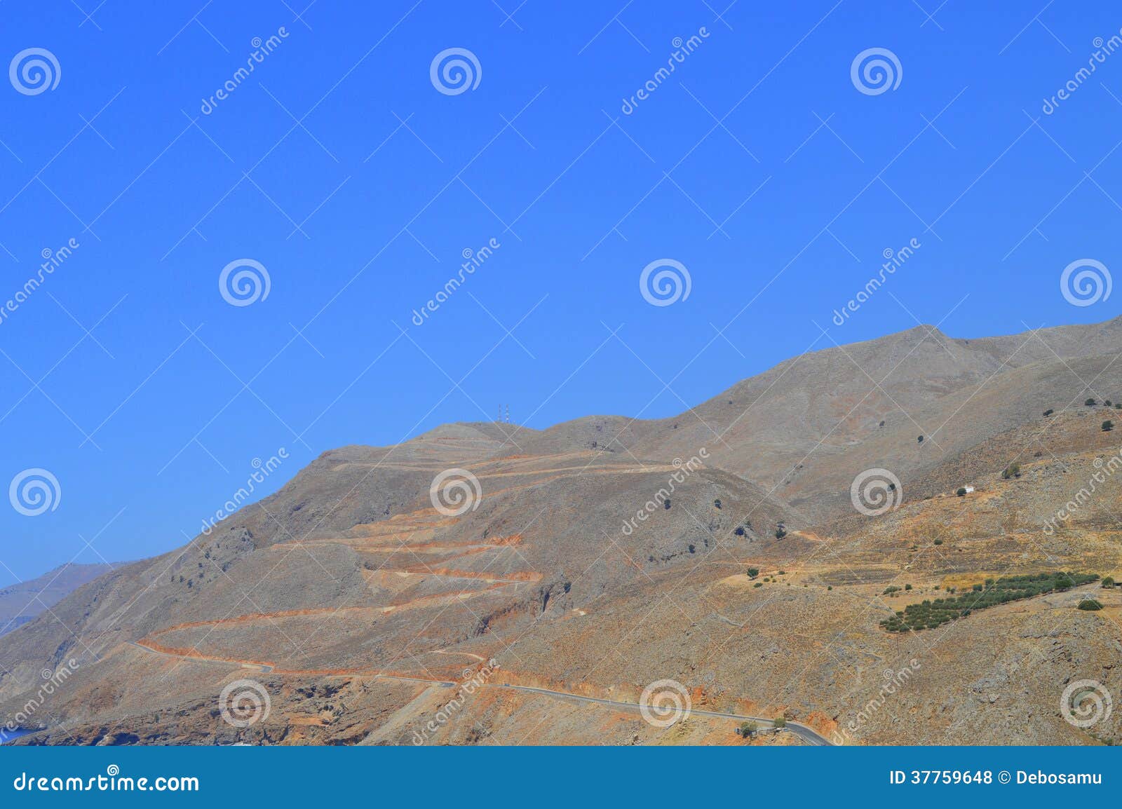Road in crete greece stock photo. Image of incredible - 37759648