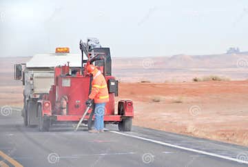 Road Crew editorial image. Image of employment, desert - 4624205