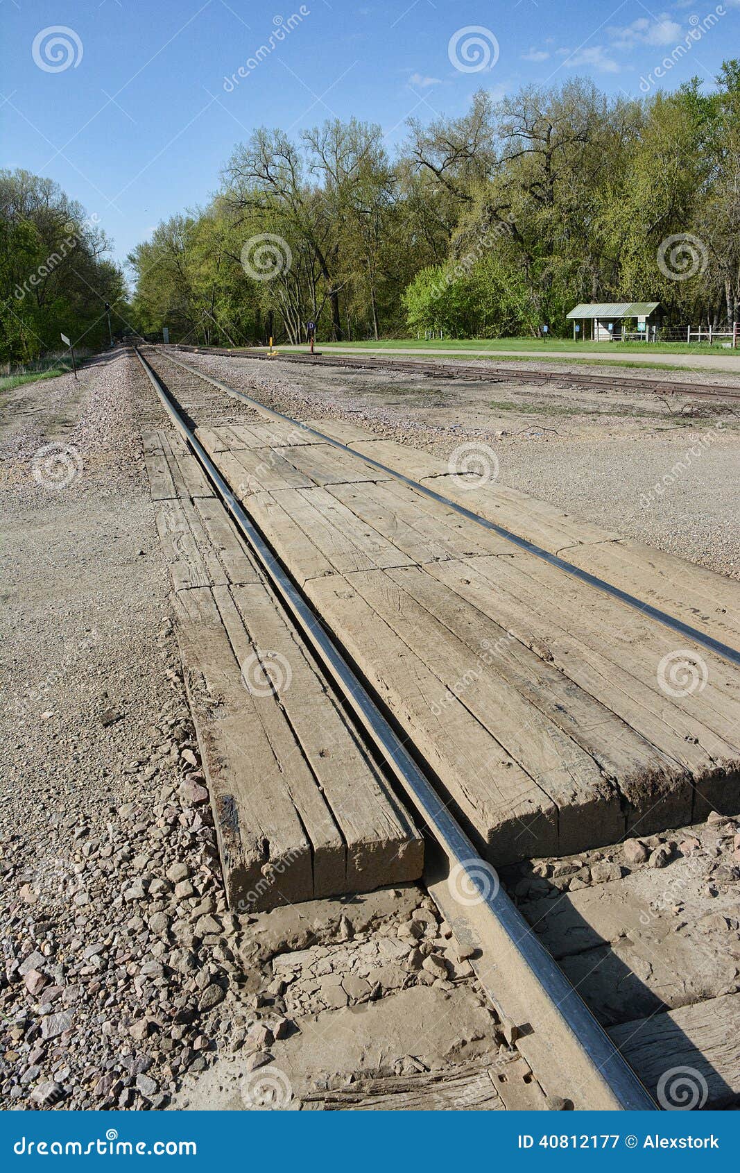 Road Crossing stock image. Image of railroad, intersection - 40812177