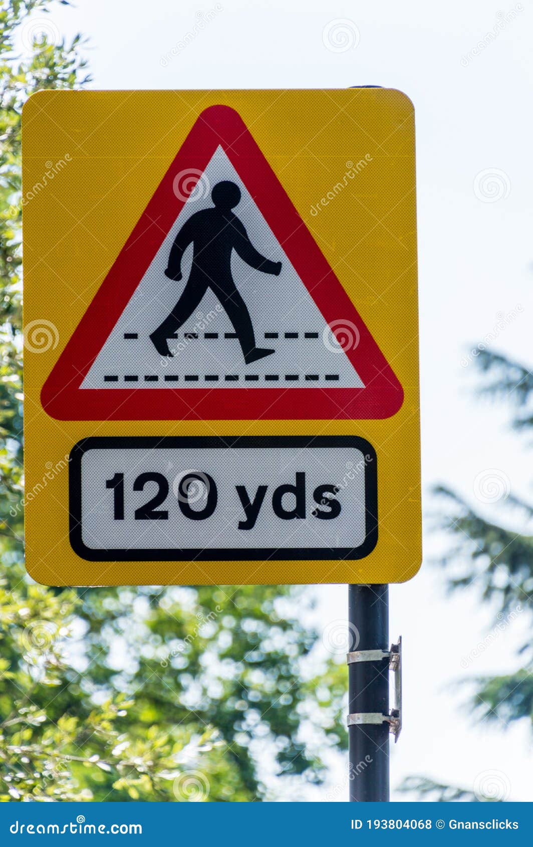 Road crossing warning stock photo. Image of road, crossing - 193804068