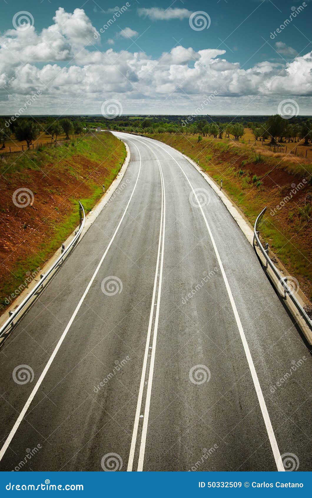 Road Curve stock image. Image of landscape, quiet, freedom - 50332509