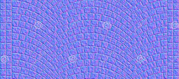Road Curved Cobblestone Texture 000 - Normal Map Stock Illustration ...