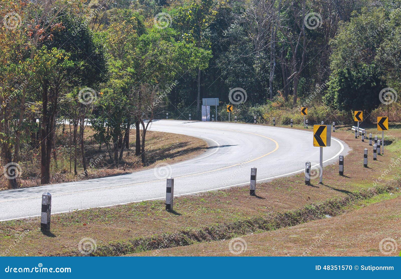 Road curves stock photo. Image of motorways, carriageways - 48351570