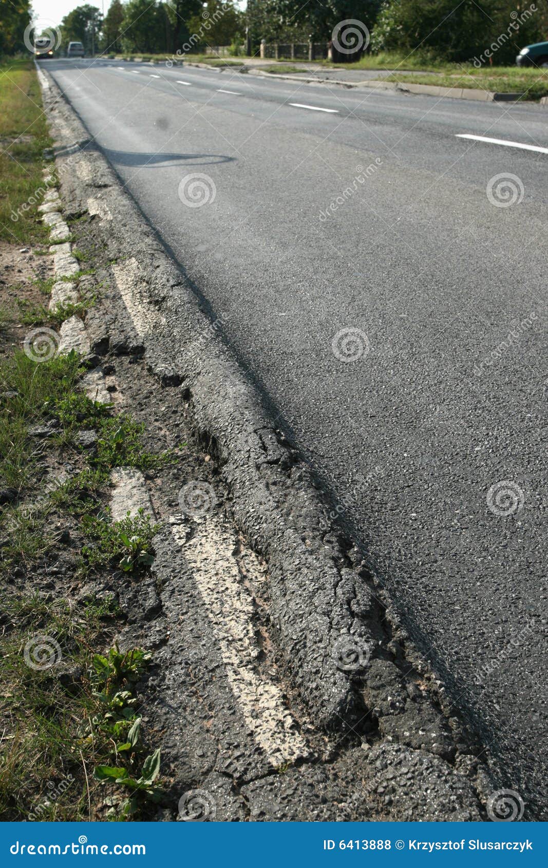 Road damage stock photo. Image of dangerous, condition - 6413888