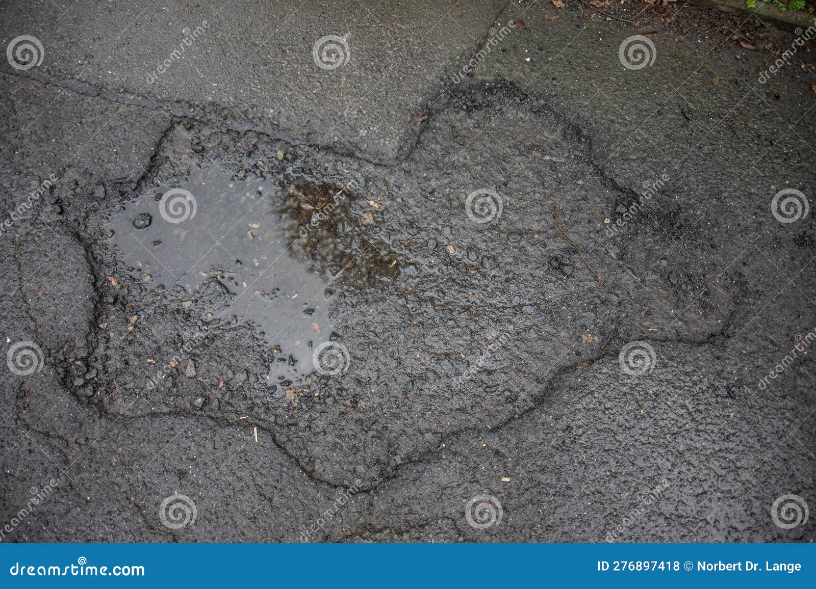 Road Damage Caused by Potholes Stock Photo - Image of road, roadway ...