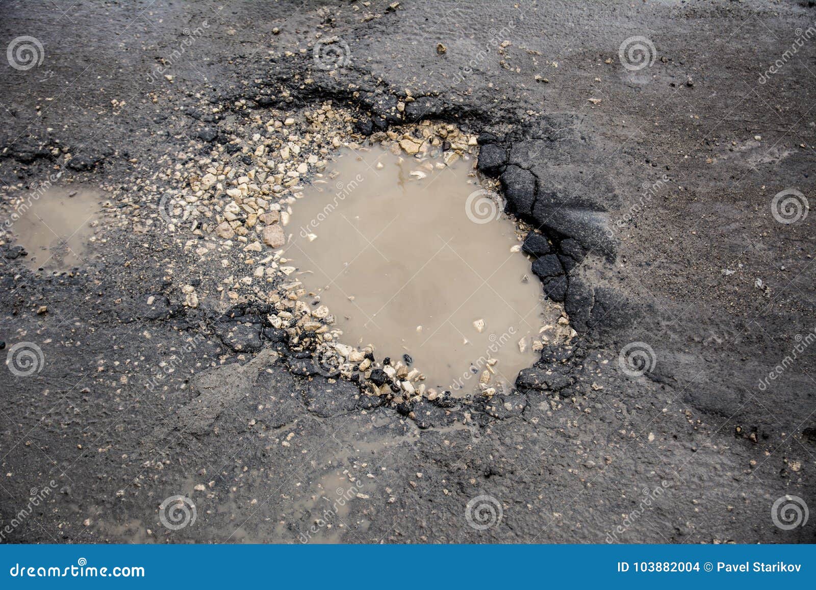 Road Defect stock photo. Image of ground, hole, pattern - 103882004