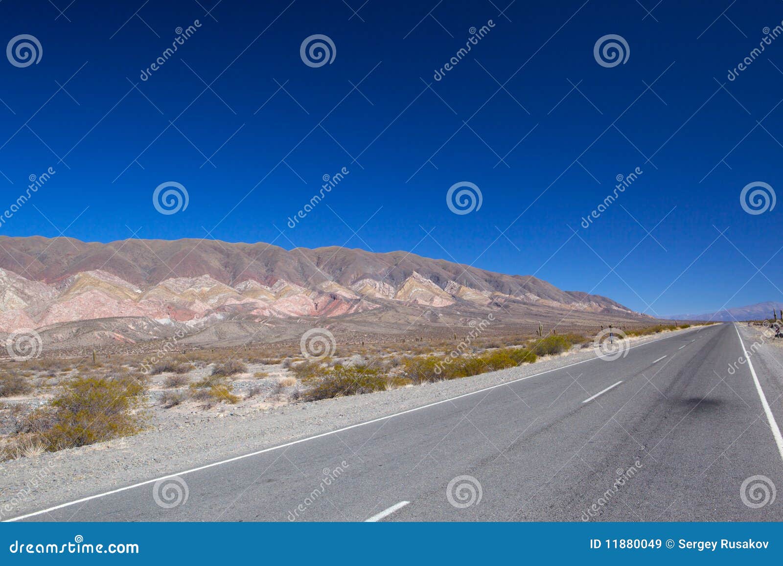 Road in desert stock image. Image of perspective, desert - 11880049