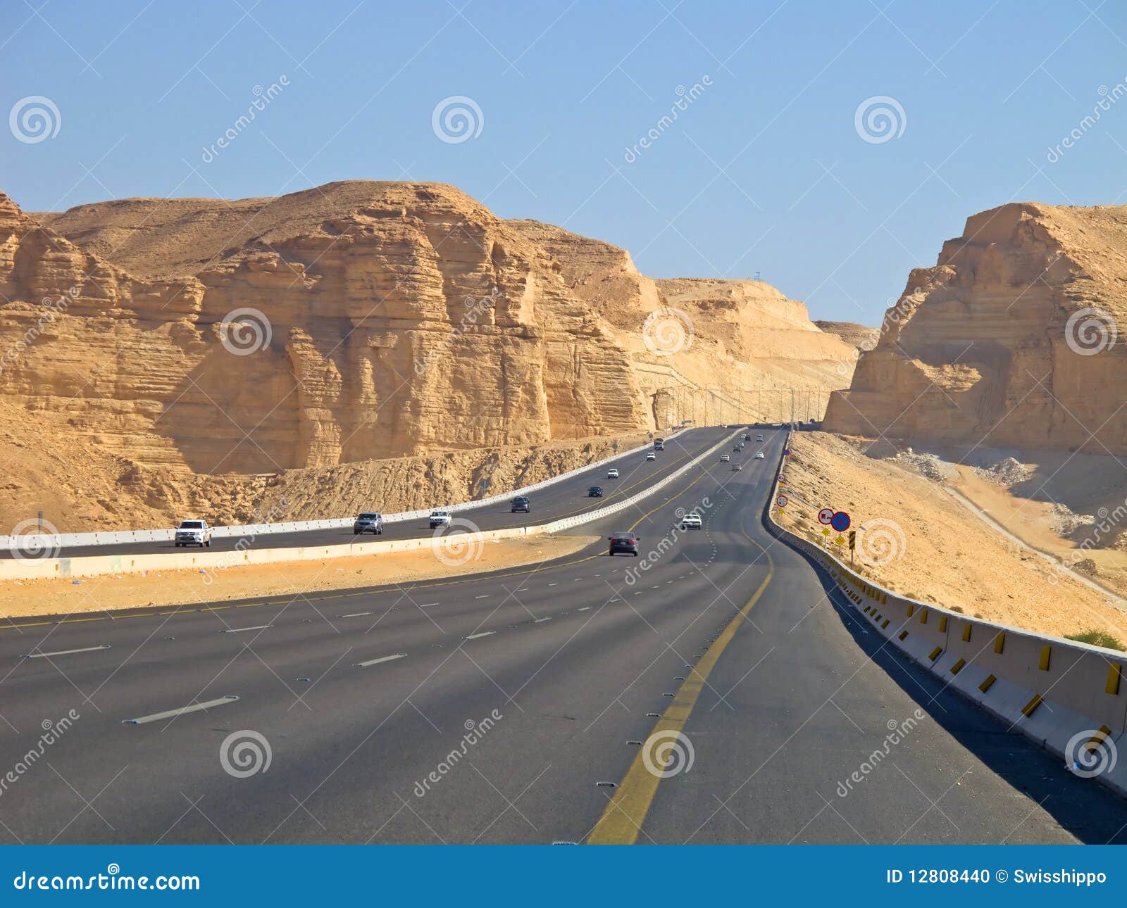 Road in desert stock photo. Image of journey, gulf, clay - 12808440
