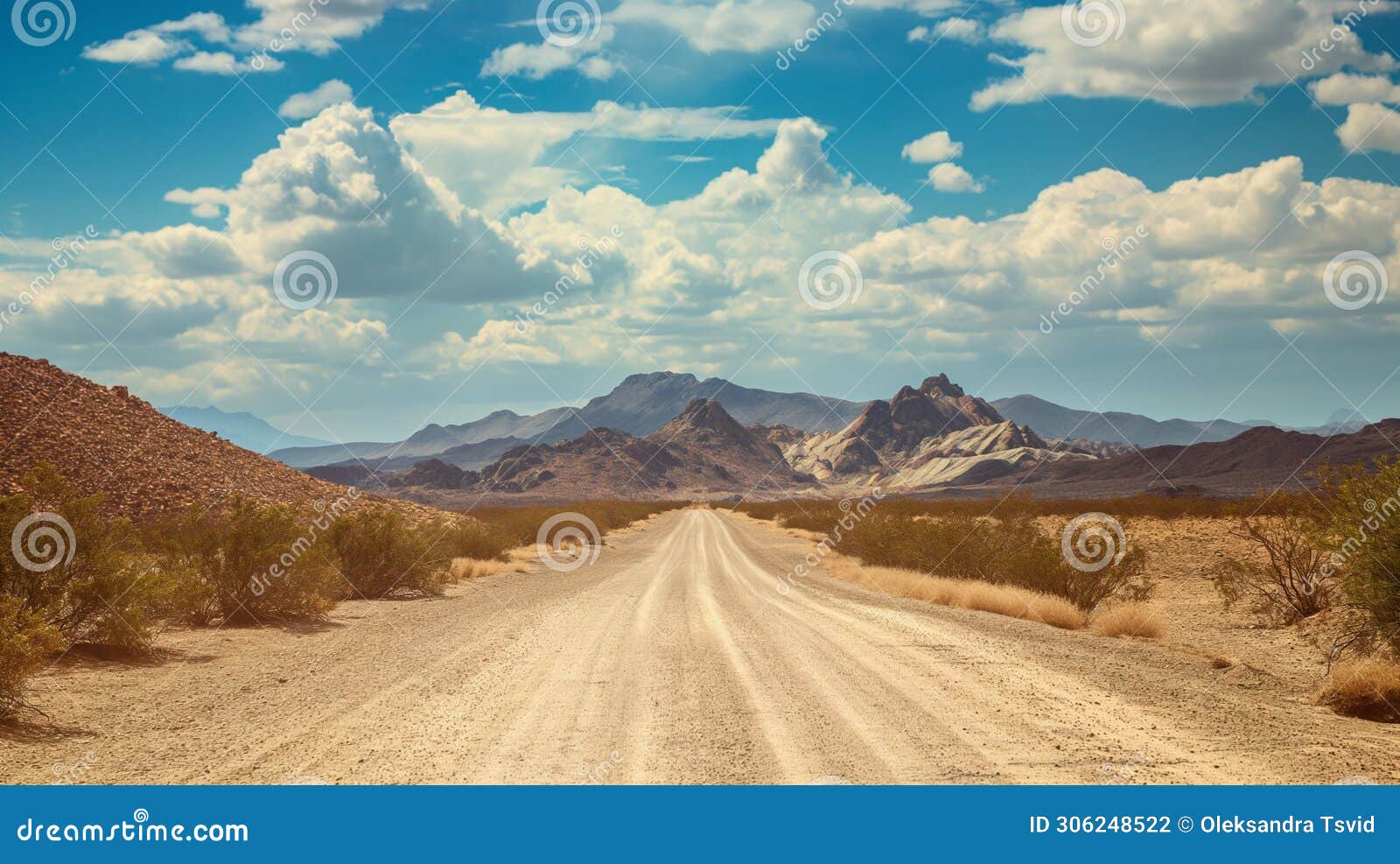 Road in the Desert. Conceptual for Freedom, Enjoying the Journey. Empty ...