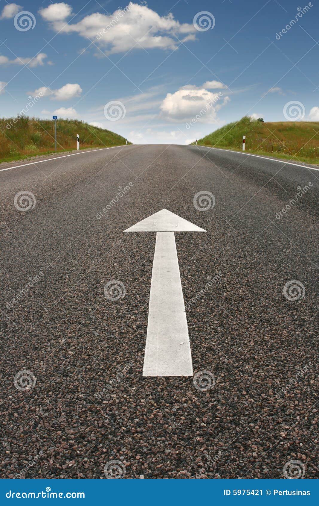 Road Direction Arrow Royalty-Free Stock Photo | CartoonDealer.com #5975421