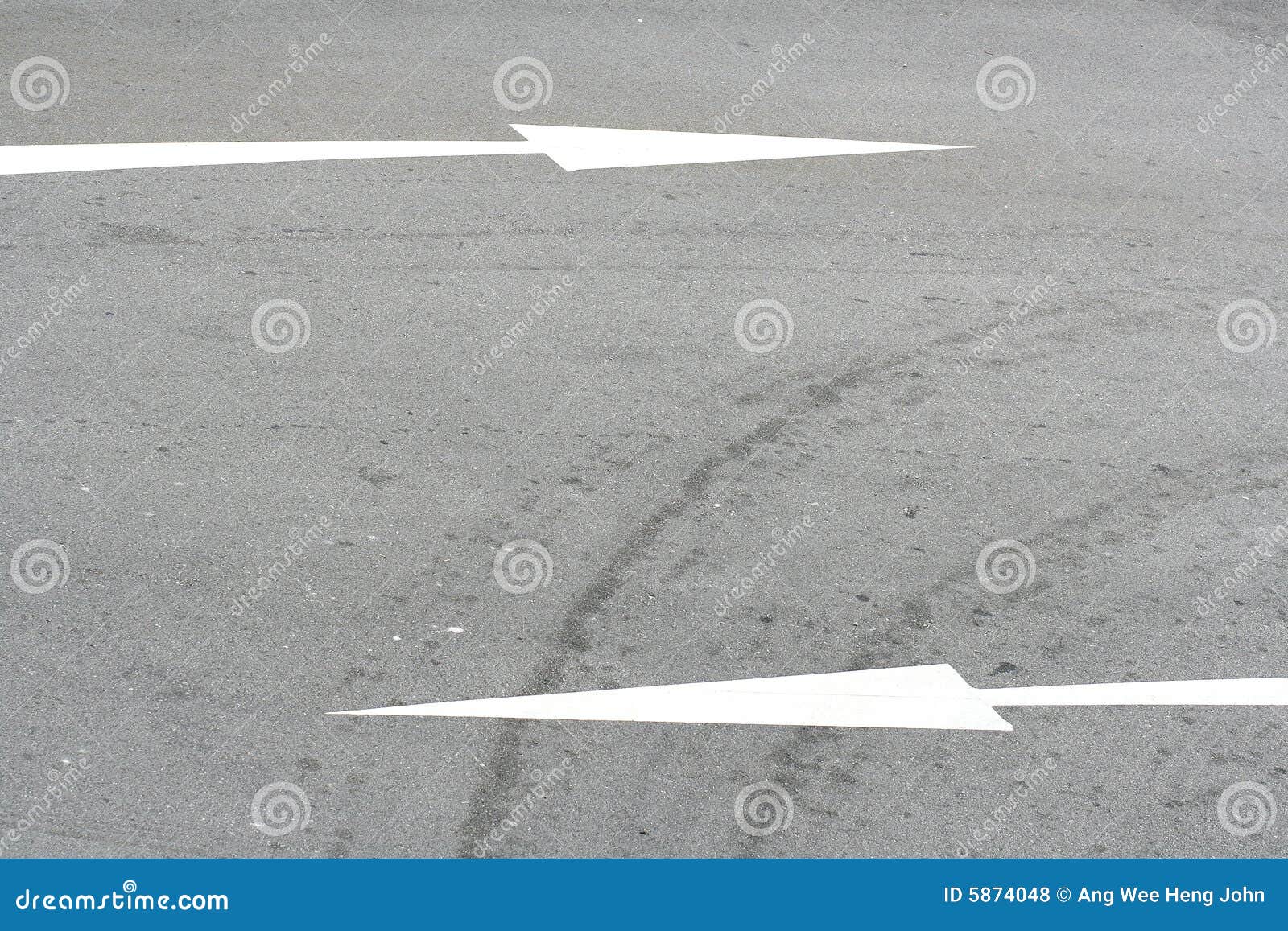 Road Direction Arrows Picture. Image: 5874048