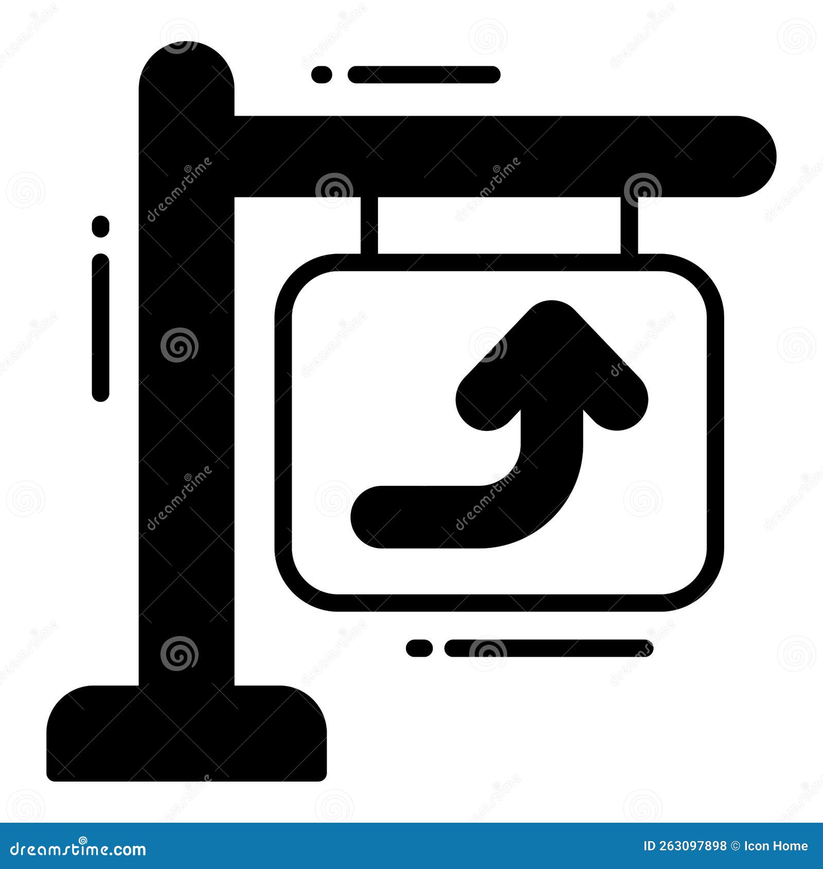 Road Direction Icon Related Map Location and Navigation Black Icon ...