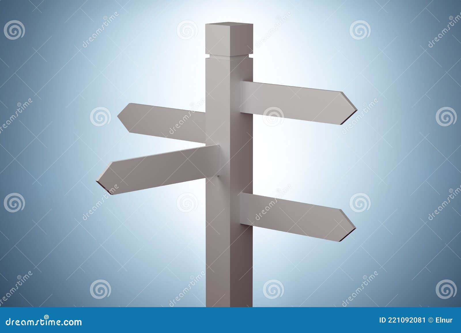 Road Direction Side in Navigation Concept - 3d Rendering Stock ...