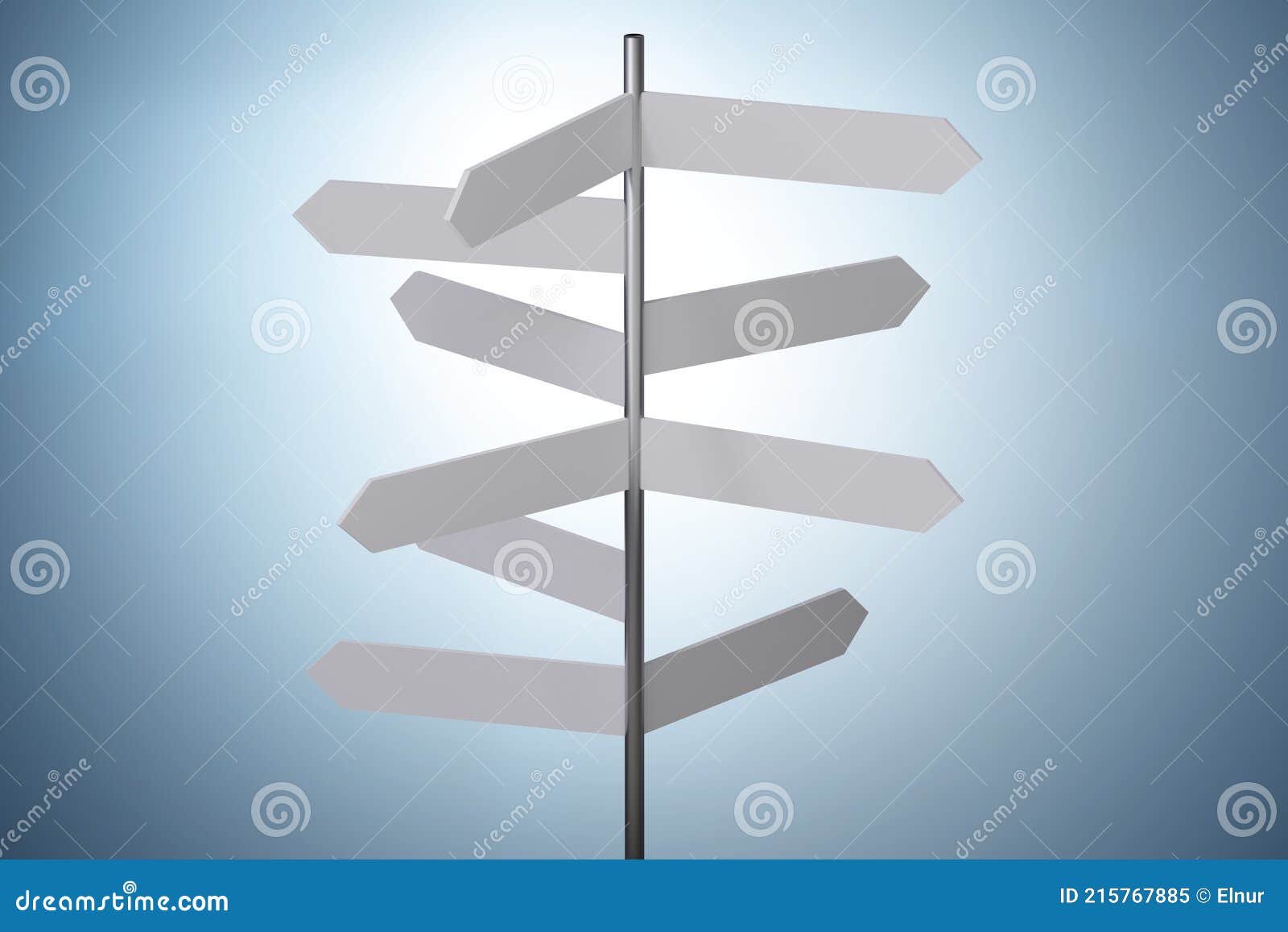 Road Direction Side in Navigation Concept - 3d Rendering Stock ...