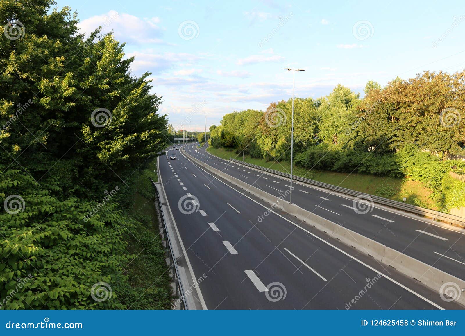 The road into the distance stock photo. Image of nature - 124625458