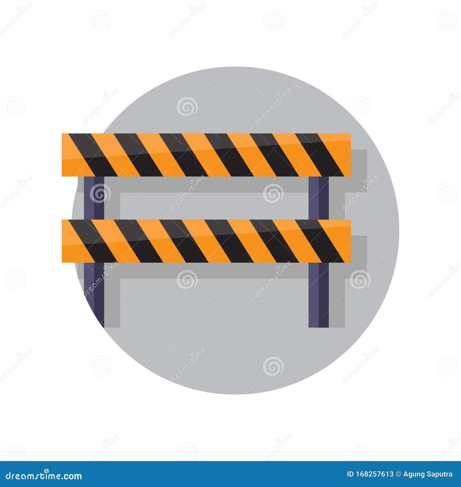 Road Diversion, Flat Design Vector Illustration Stock Vector ...