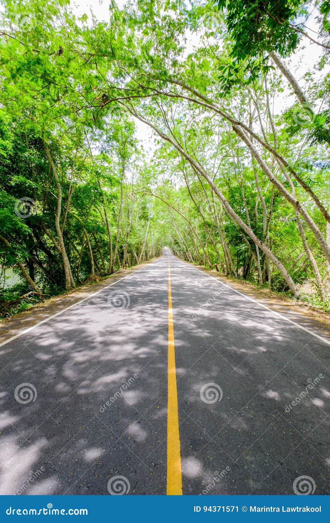 The Road with Do Not Pass with Line is Solid, on the Road Side O Stock ...