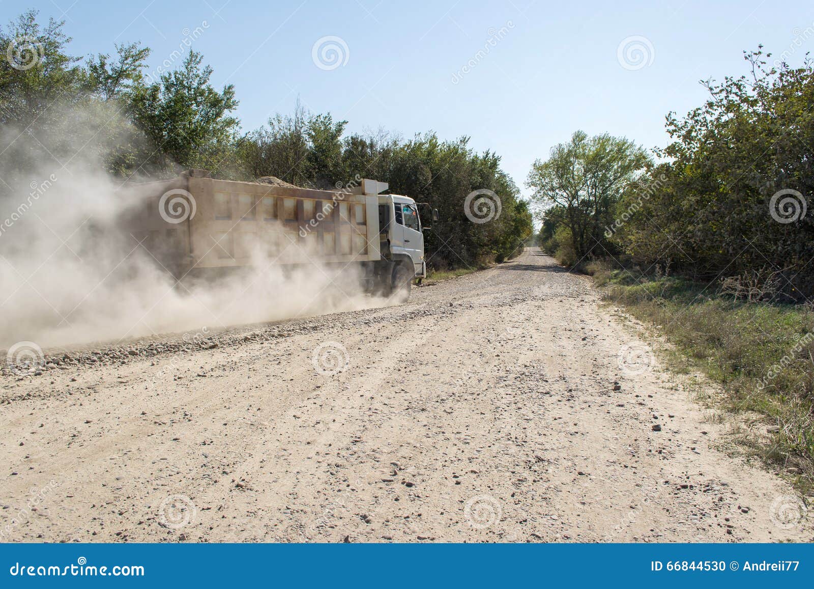 Road dust truck stock photo. Image of mode, equipment - 66844530