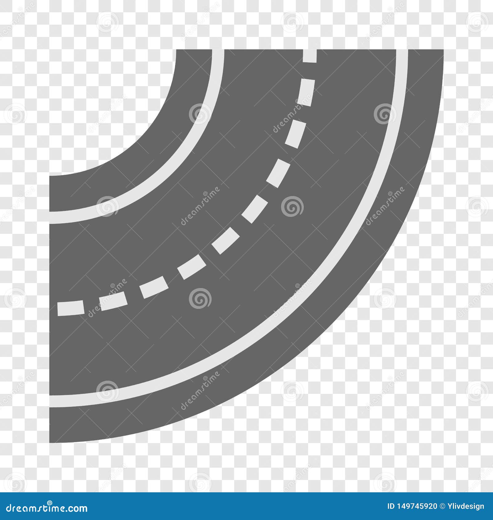 Road Element Icon, Cartoon Style Stock Vector - Illustration of ...