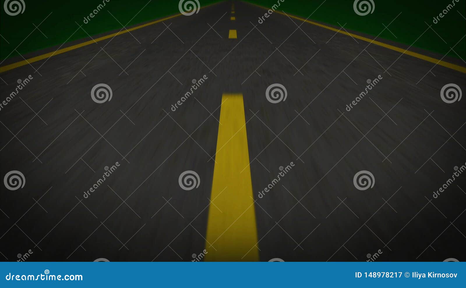 The Road is Endlessly Moving Forward. Stock Video - Video of drive ...