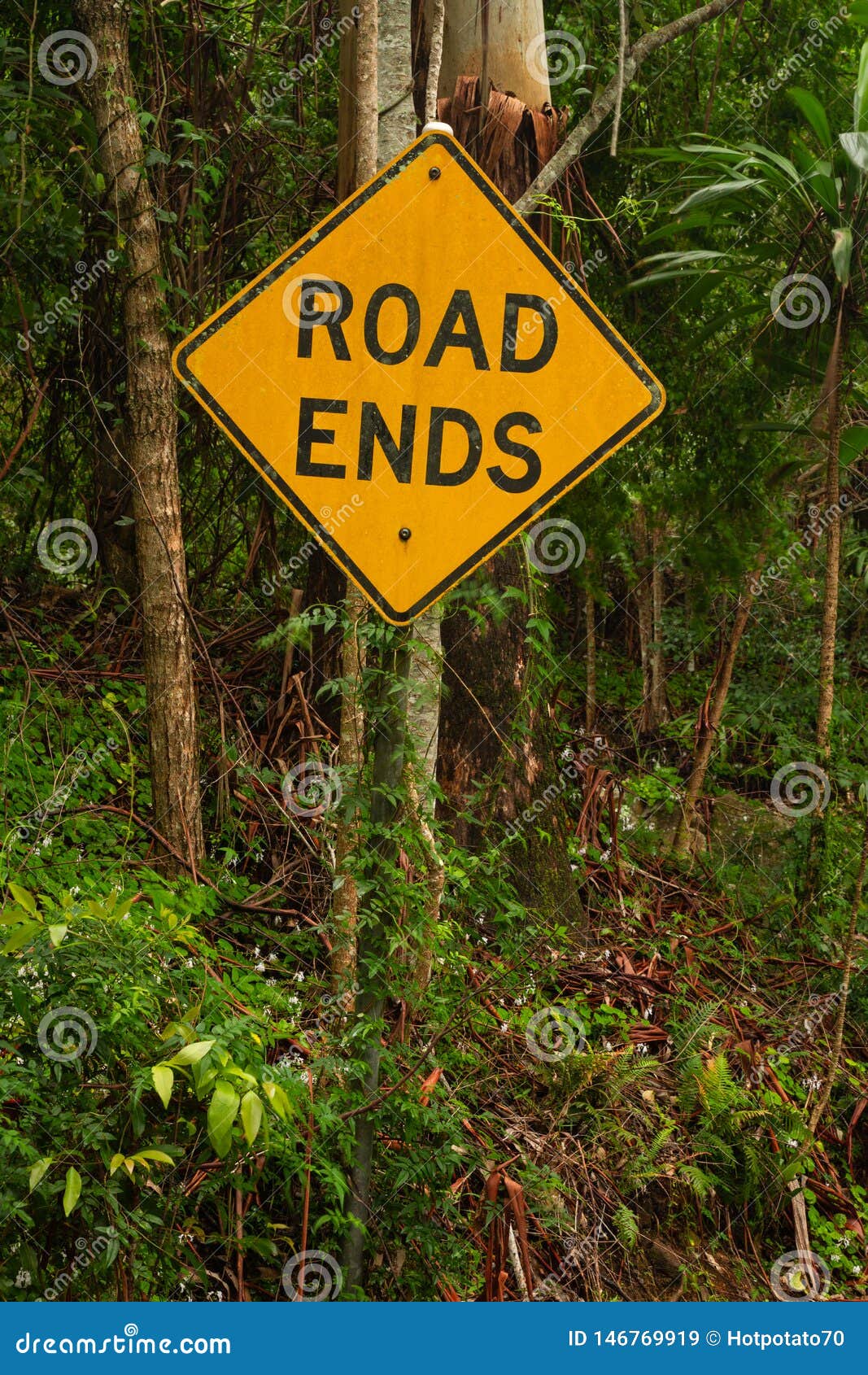 Road Ends Sign in Australia Stock Image - Image of life, australia ...
