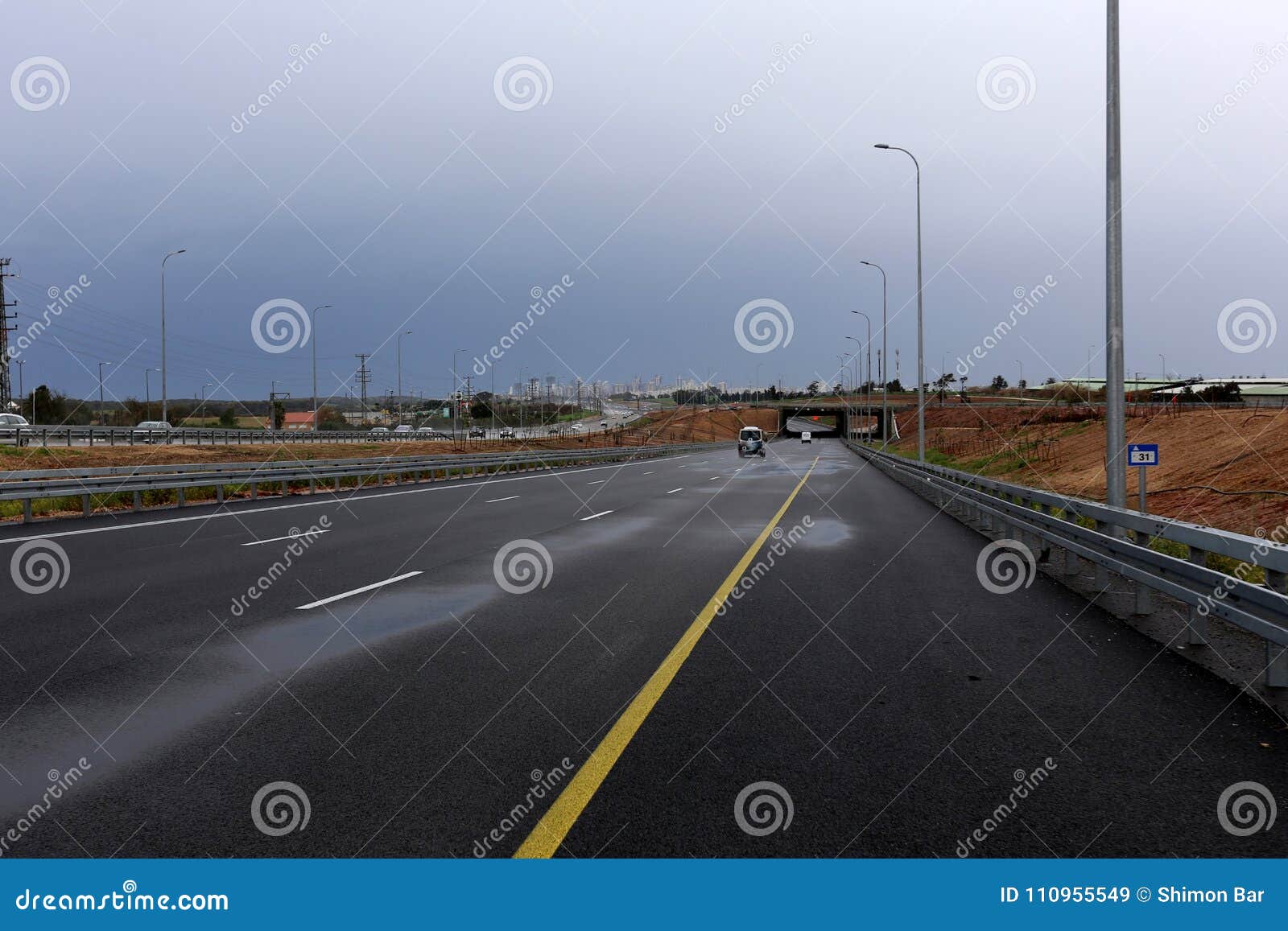The road into the distance stock image. Image of movement - 110955549