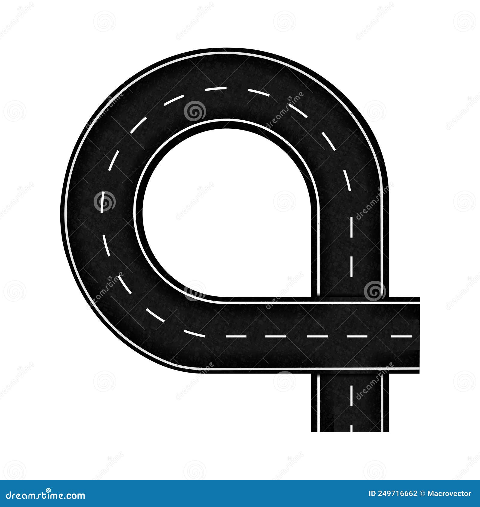 Road Exit Ramp Composition stock vector. Illustration of street - 249716662