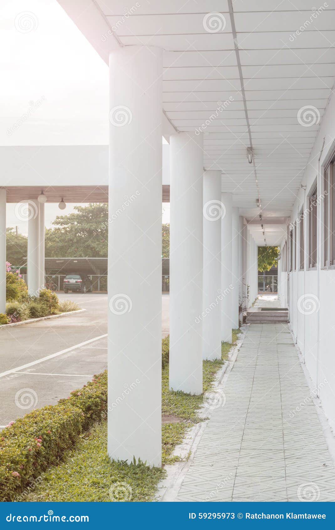 Road and factory stock image. Image of exterior, factory - 59295973