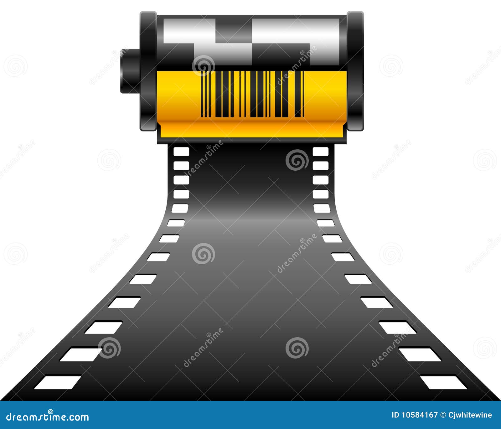 Road of film stock vector. Illustration of roads, digital - 10584167