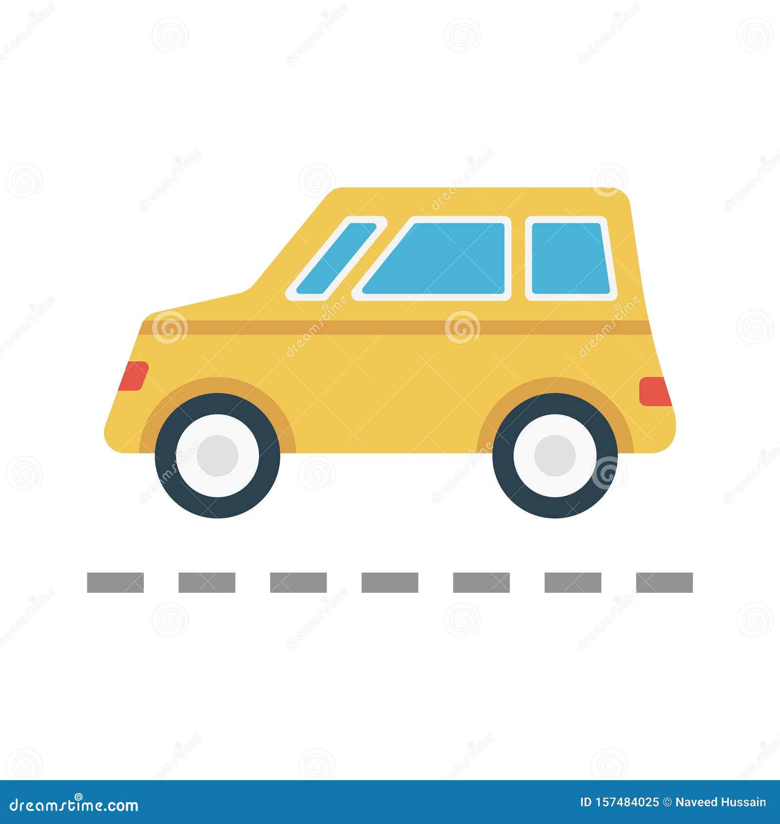 Road flat vector icon stock vector. Illustration of icon - 157484025
