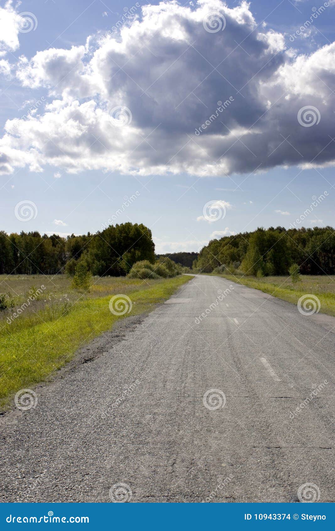 The road forward stock photo. Image of clouds, travel - 10943374
