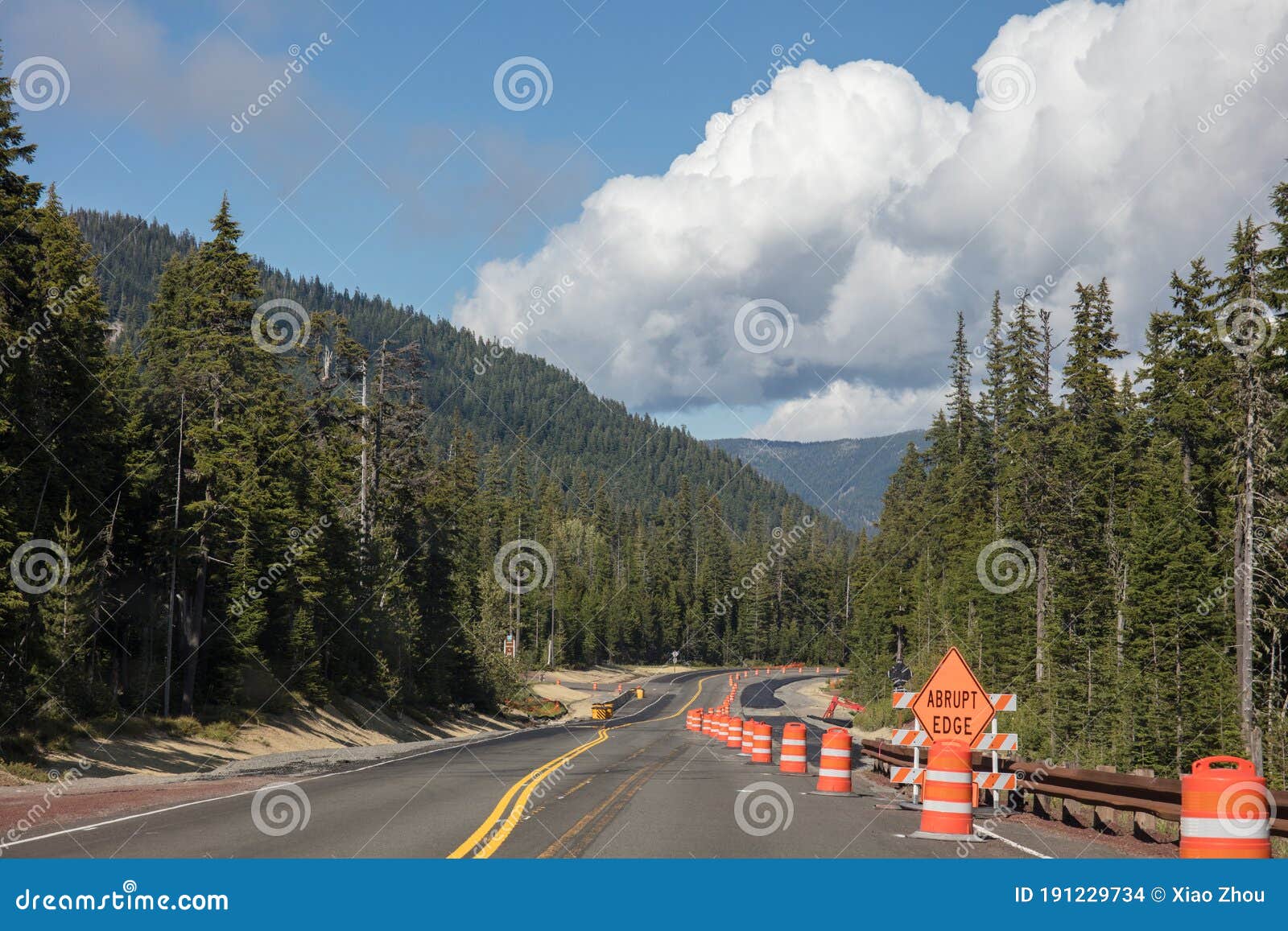 Road in wilderness stock photo. Image of wilderness - 191229734