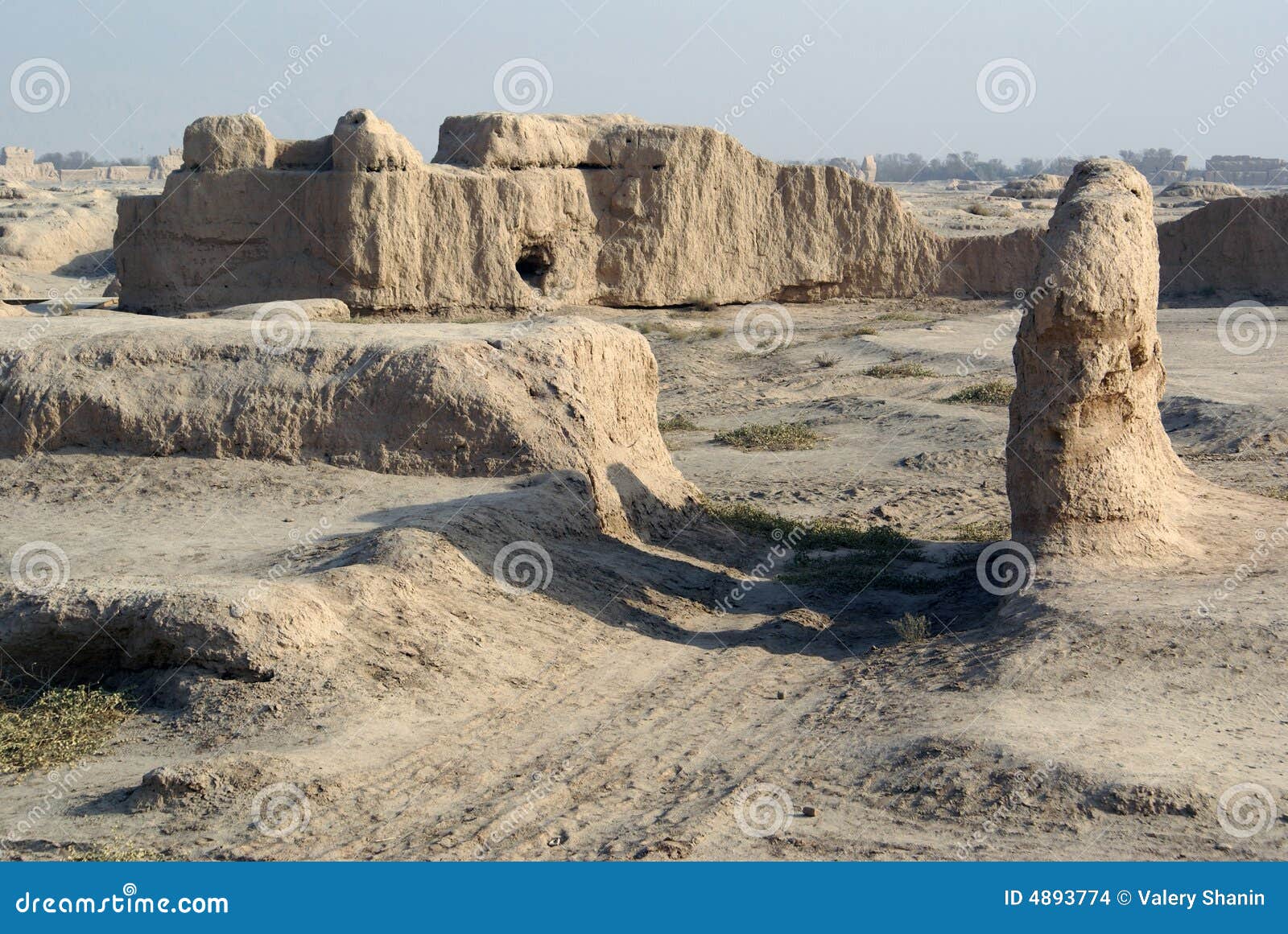 Road in Gaochang stock photo. Image of china, ruin, archaeology - 4893774