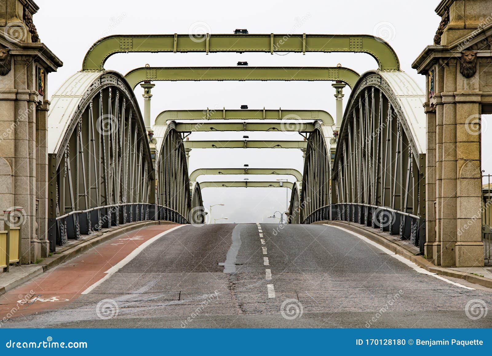 Road going over a bridge stock photo. Image of drive - 170128180
