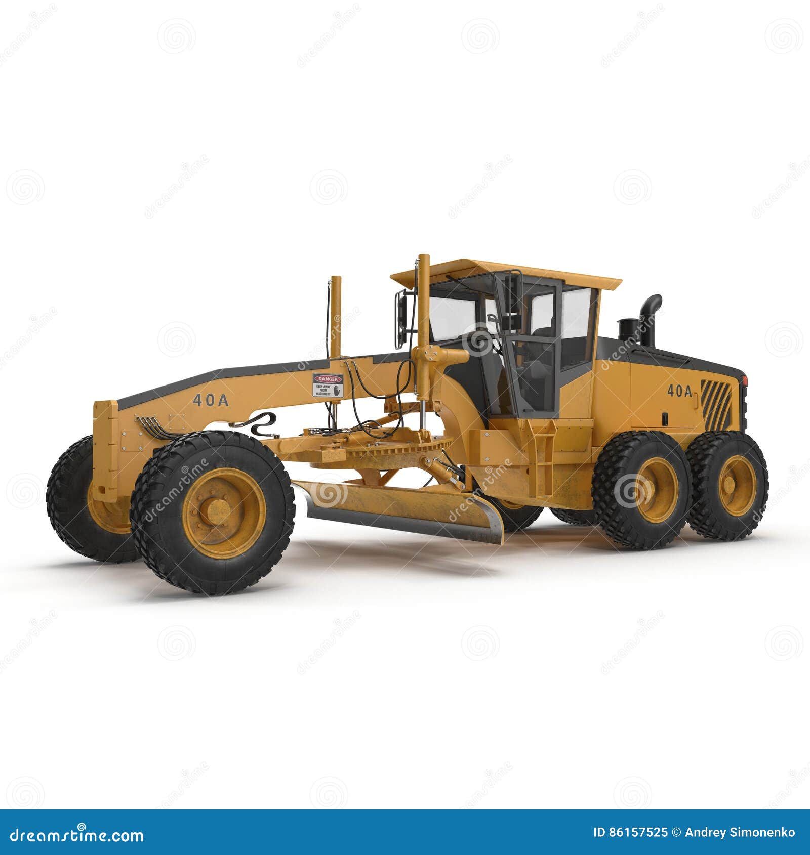Grader Illustration Cartoon Vector | CartoonDealer.com #130056949
