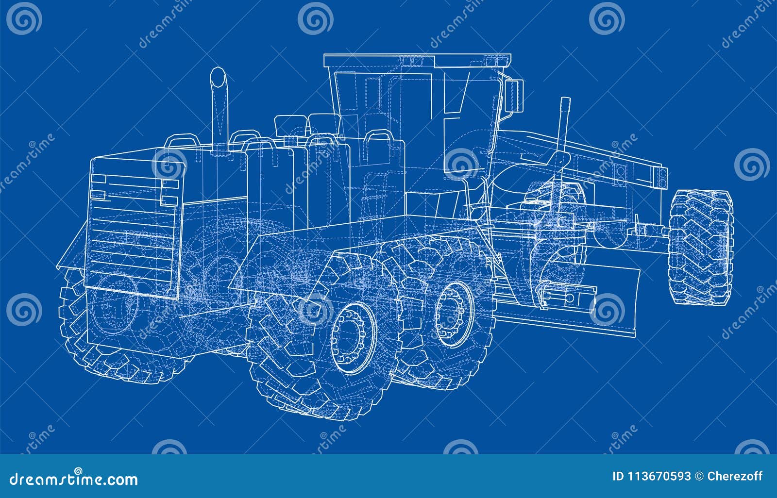 Road Grader. Vector | CartoonDealer.com #107220435