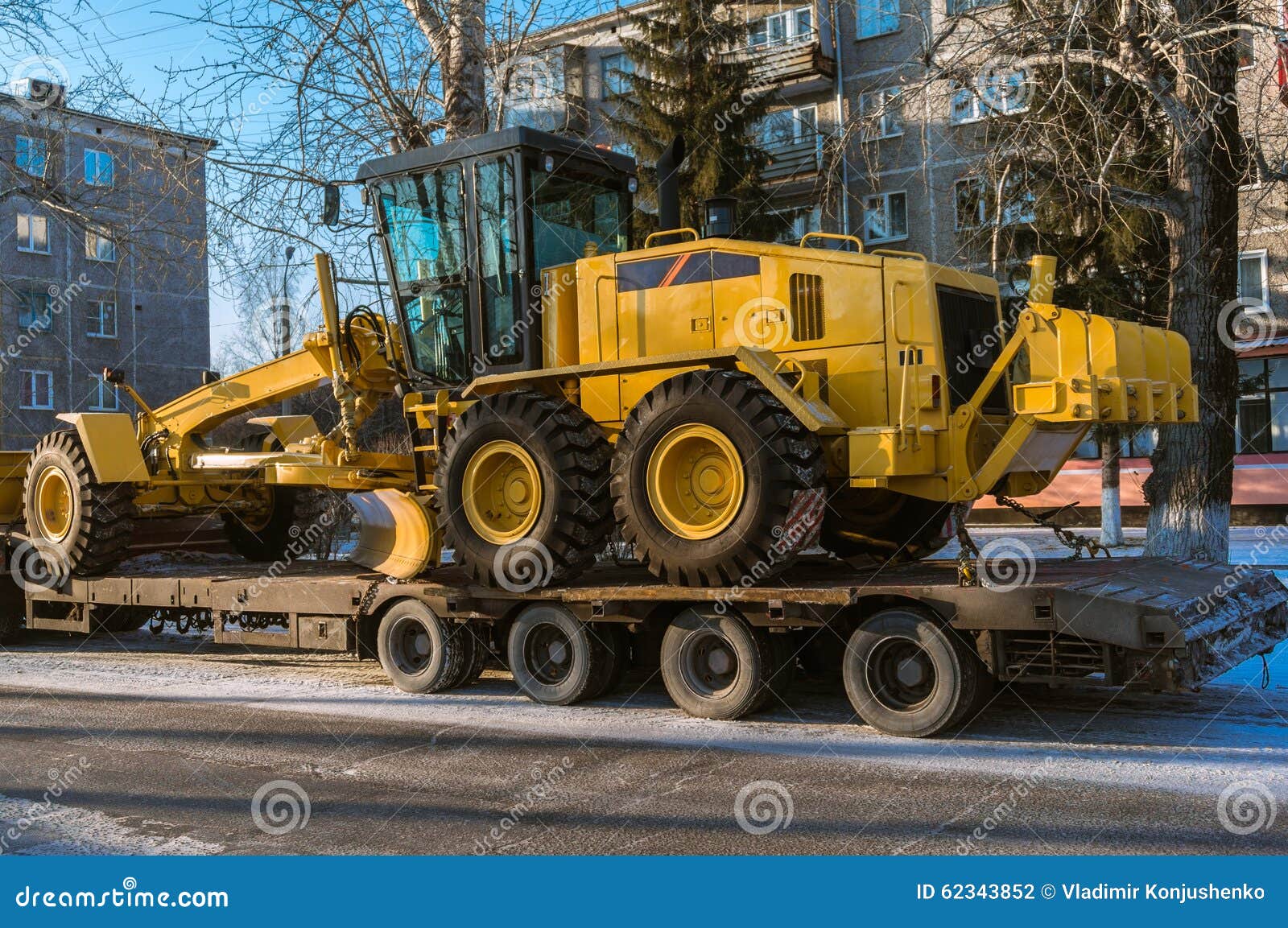 Road Grader stock photo. Image of industry, wheel, industrial - 62343852