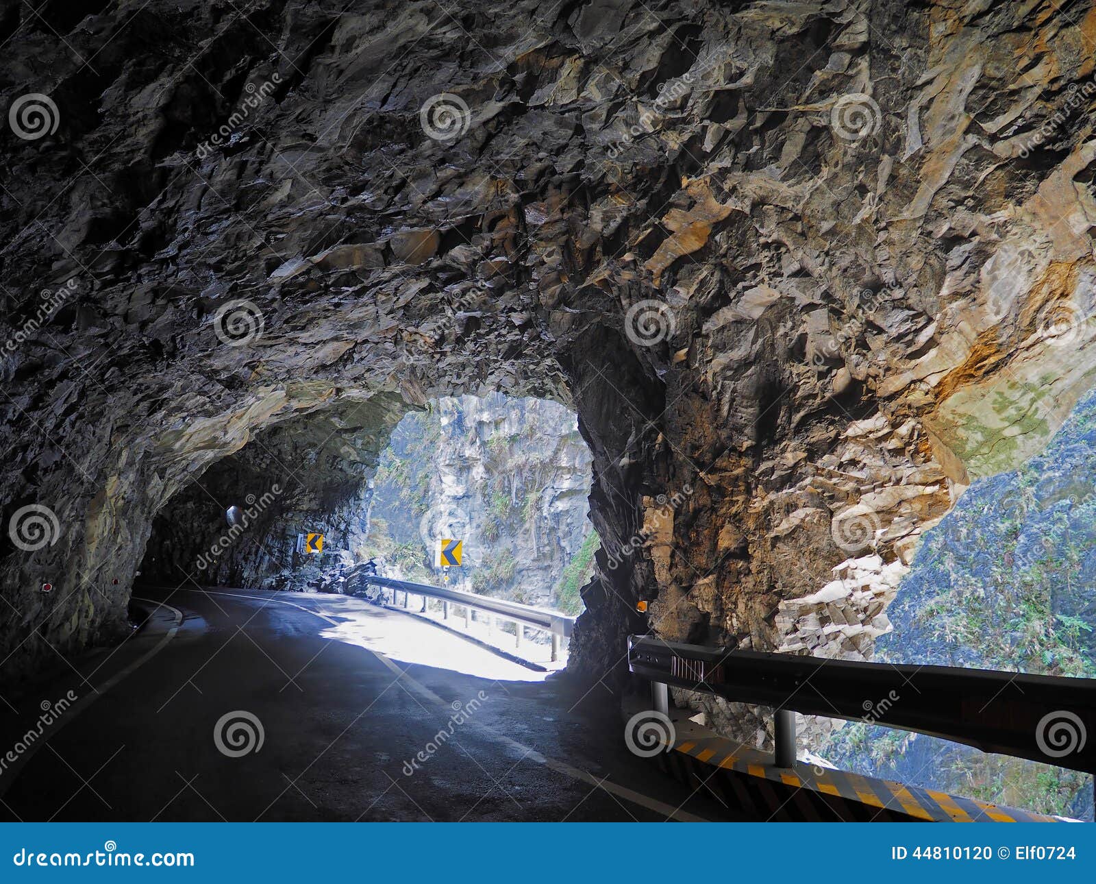 The Road To Cave. Ancient Formations Of Stone. Touristic Hiking Route ...