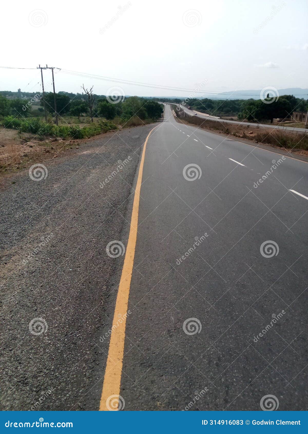Road Highway Access Transmission Stock Image - Image of trans ...